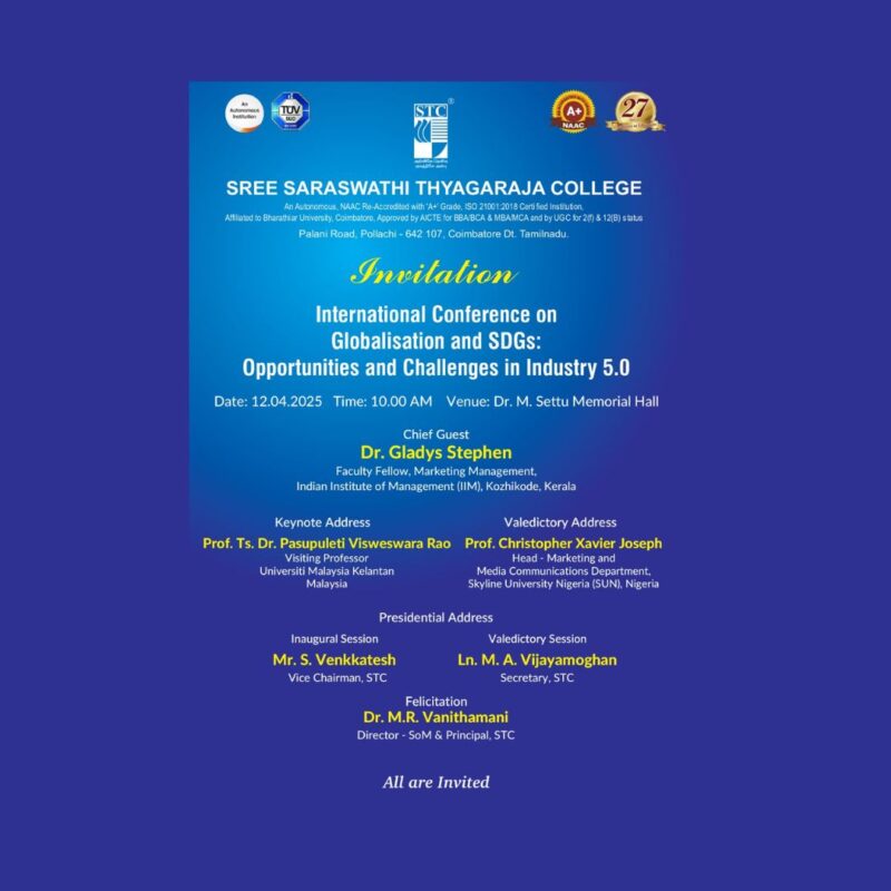 Home → Sree Saraswathi Thyagaraja College